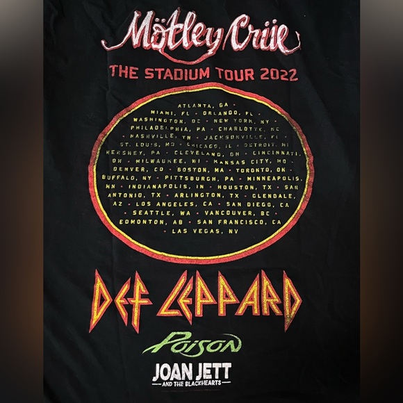 Shirts | Stadium Tour 222 Concert Shirt | Poshmark